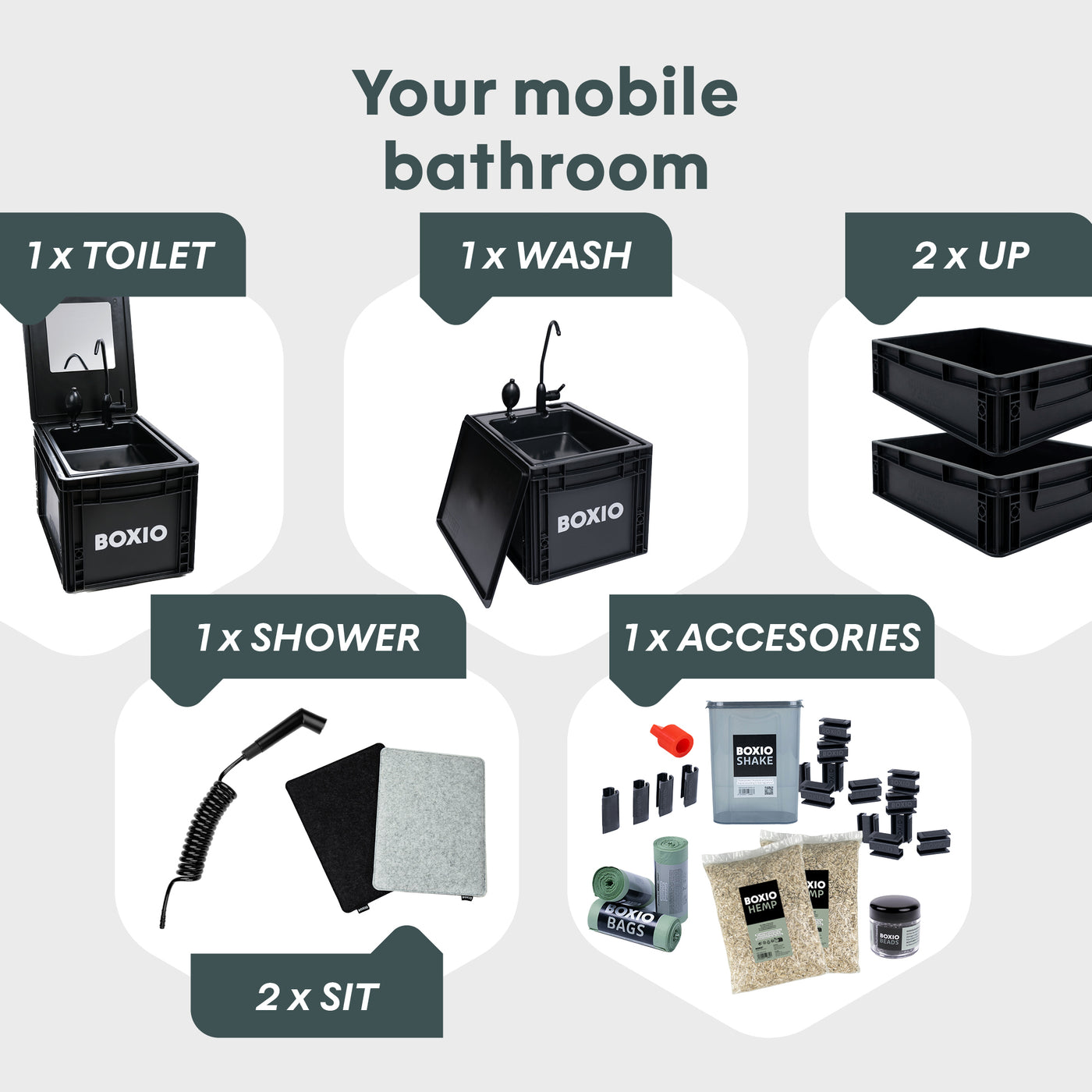 BOXIO - SANITARY | Your mobile bathroom