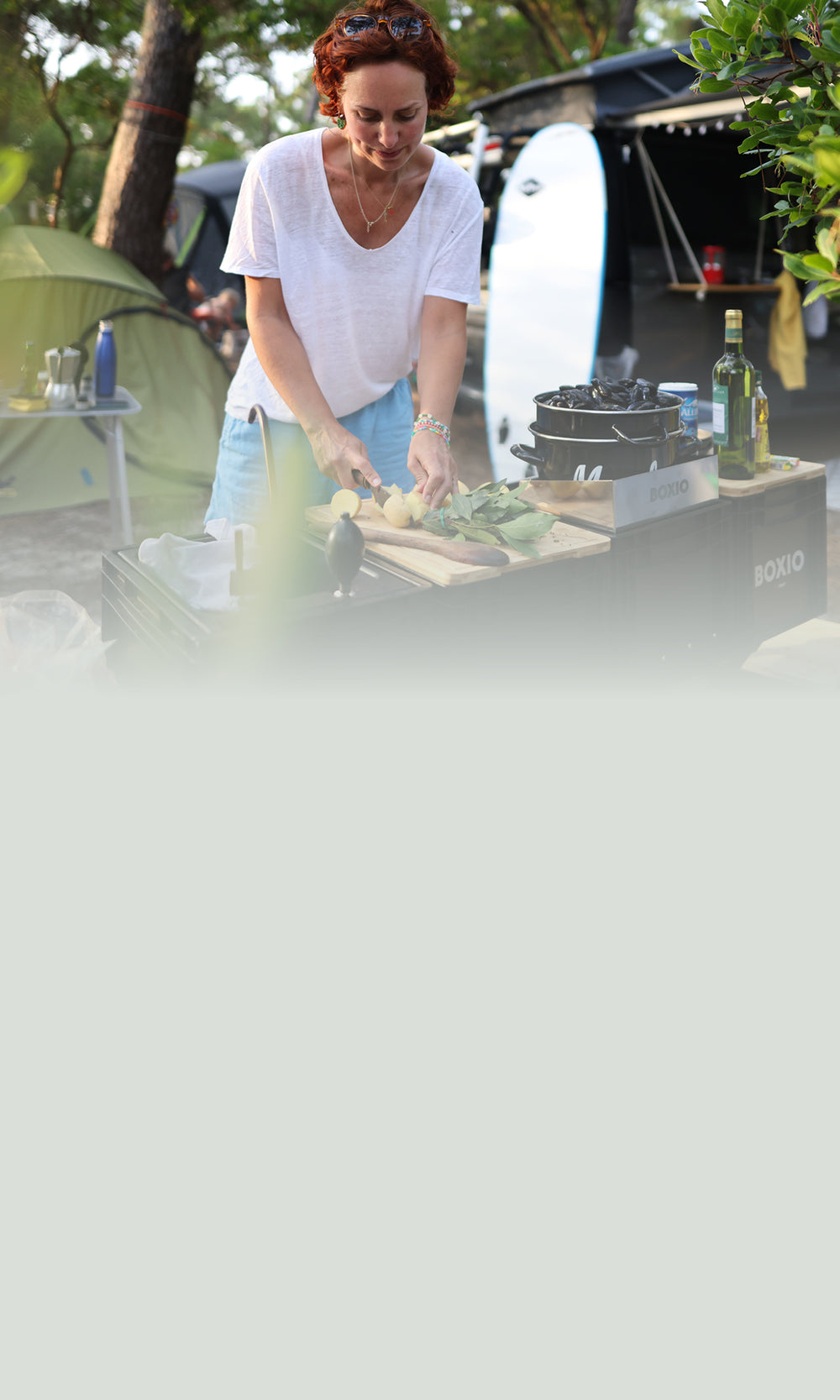 BOXIO EAT I Cutlery for camping for 2 people